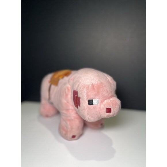 Jinx | Toys | Jinx Minecraft Pink Plush Pig Rueben Spin Master Mojang ...